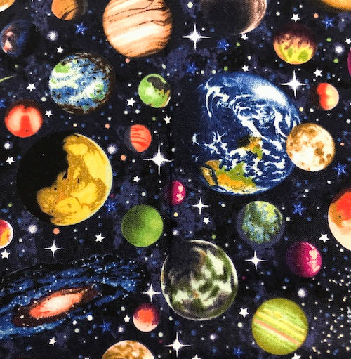 Fat Quarter Frenzy Other Cosmic Space Planets – NsaaQuilting